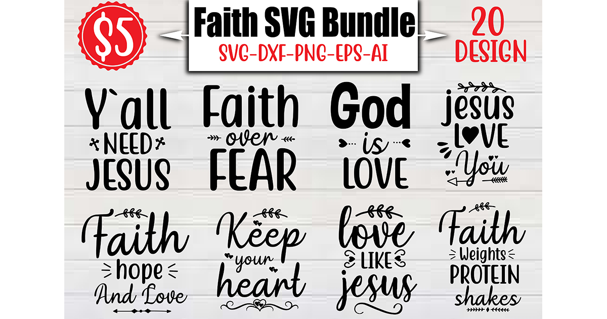 Faith SVG Bundle Bundle · Creative Fabrica